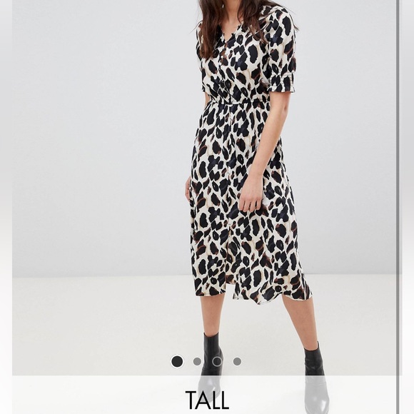 Influence | Dresses | Leopard Print Midi Dress | Poshmark
